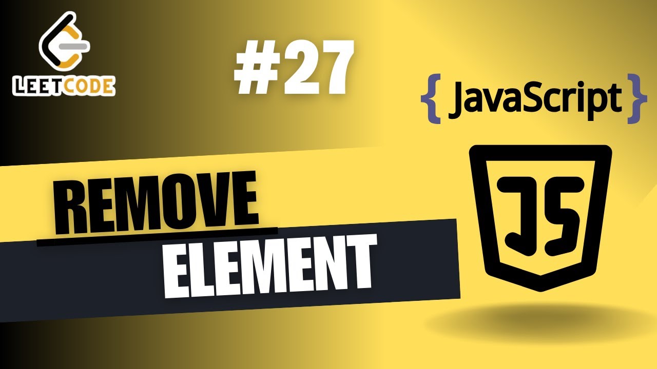 How to Remove Elements from an Array in JavaScript | Step-by-Step Guide #leetcode #javascript