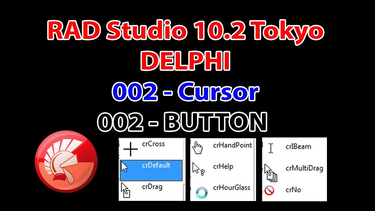 Rad Studio Delphi 002 Button - 002 Cursor