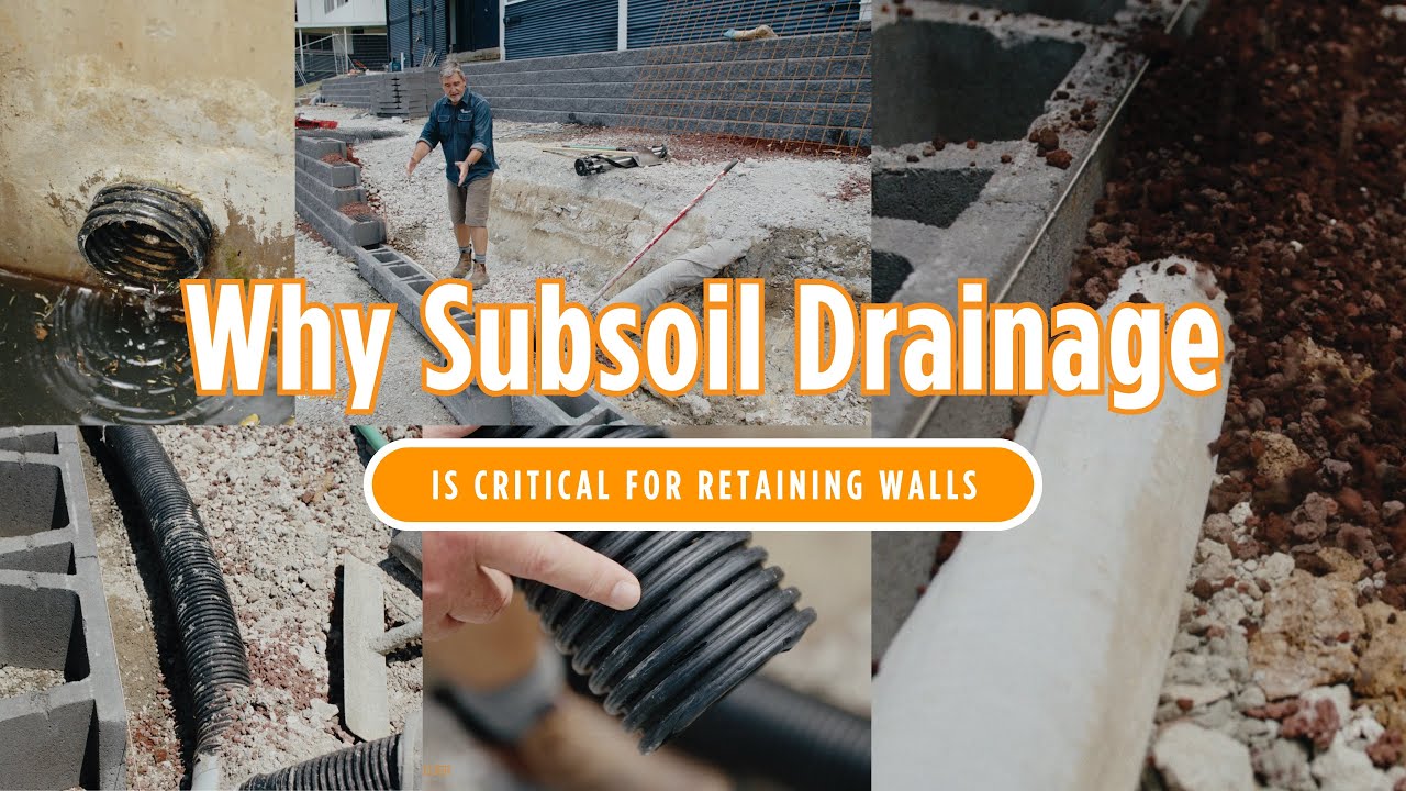 Why Subsoil Drainage Is Critical for Retaining Walls