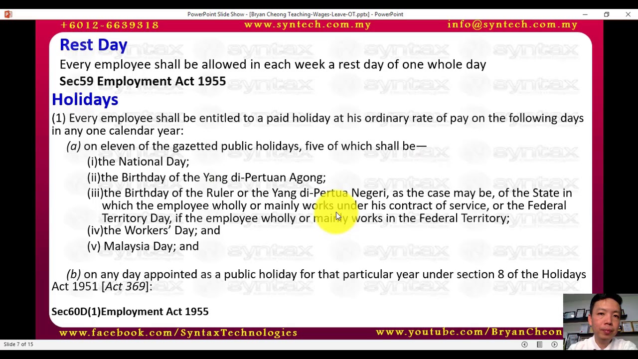 BRYAN CHEONG-EMPLOYMENT ACT-WAGES-LEAVE-OVERTIME