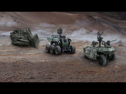 This Hybrid Electric Military Robot Vehicle Turns Lethal at the Drop of ...