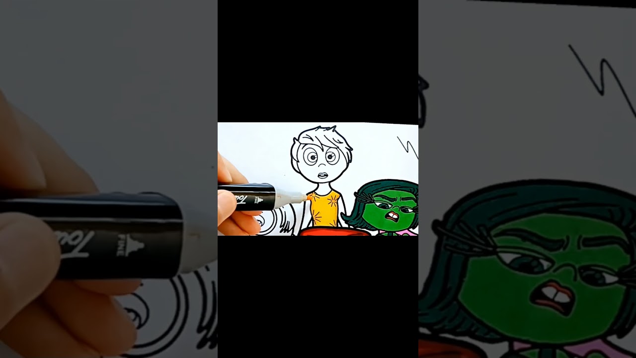 Inside Out 2 Coloring Pages