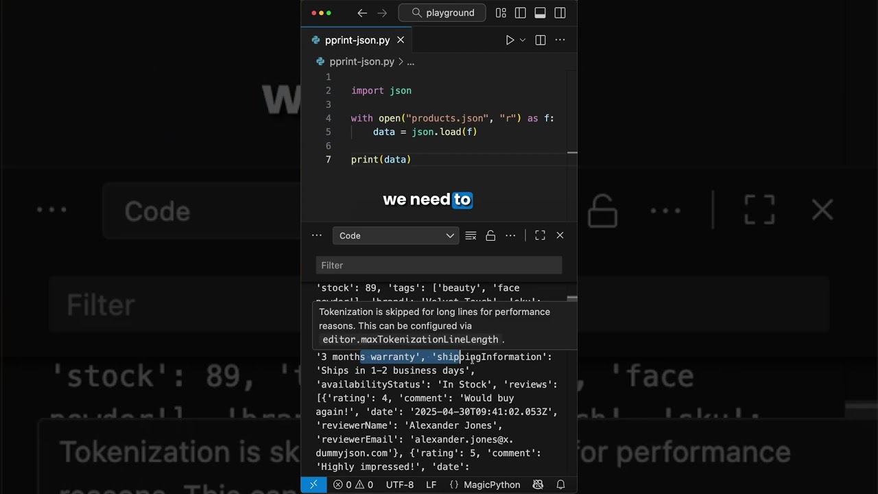 Python Trick To Instantly Organize Your JSON Data