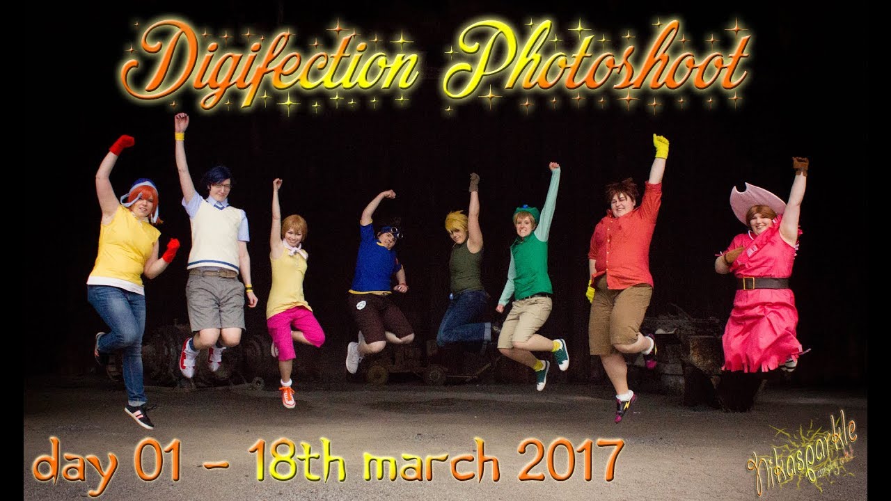Digifection Photoshoot 2017 Day 01 ★ Behind the Scenes - Digimon Adventure 01
