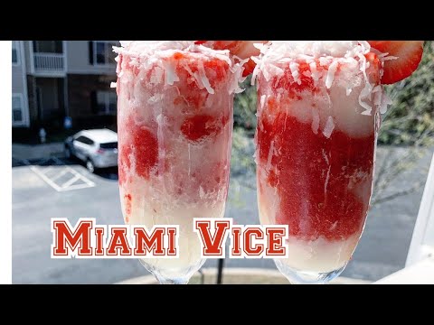 QUICK AND EASY MIAMI VICE DAIQUIRI