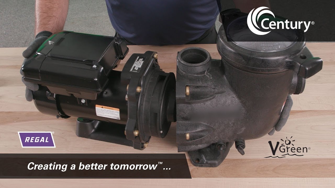 How to retrofit a single speed pool pump motor with a Century® VGreen® variable speed motor