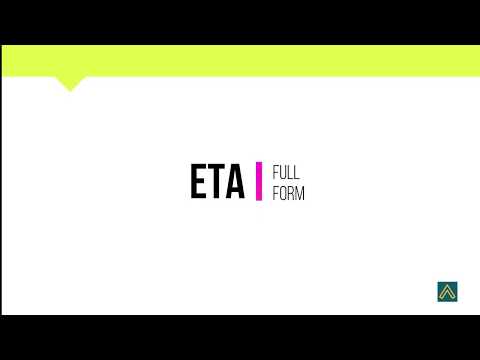 Full Form Of ETA