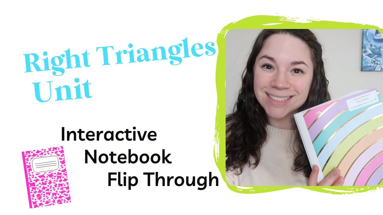 Right Triangles Interactive Notebook Flipthrough