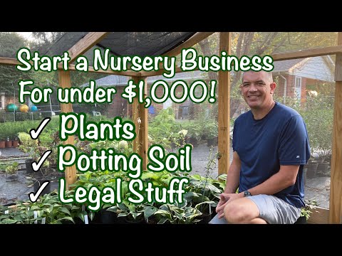 How to start a nursery business in your backyard for under $1,000 NOW!! // Step By Step