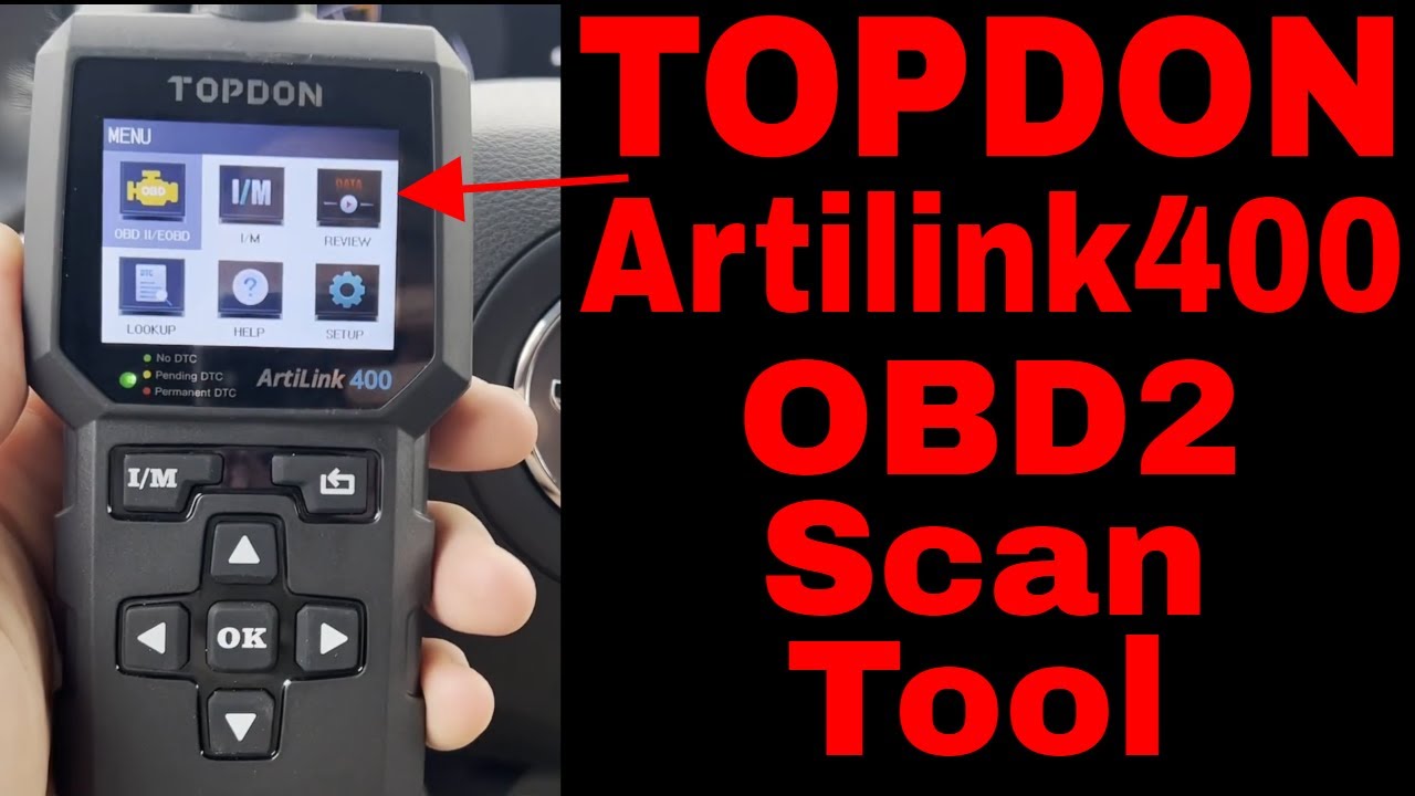 TOPDON Artilink400 OBD2 Code Reader Overview And Test