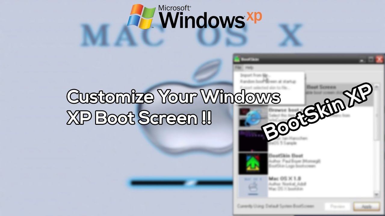 Customize Your Windows XP Boot Screen | BootSkinXP | Tech Triggr