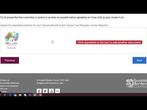 How to upload/drag and drop documents to an online form using a laptop/PC