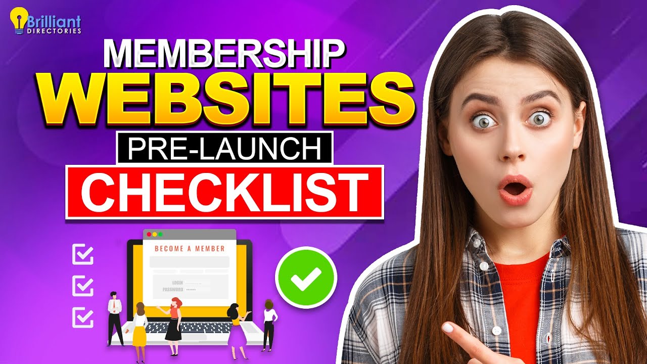 7-Step Pre-Launch Checklist for Membership Websites 📝 Set Up Your Online Success!