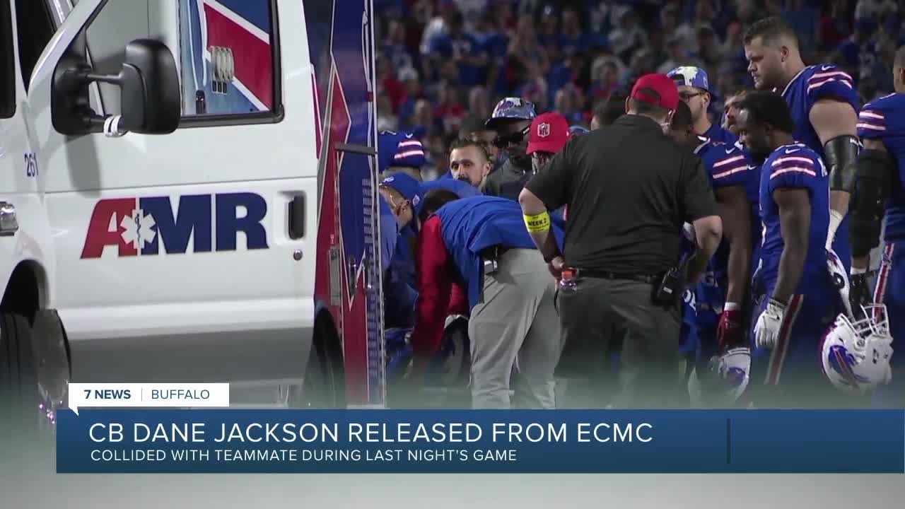 Bills CB Dane Jackson released from hospital after scary MNF hit