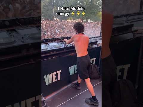 ⚡Energy level I Hate Models🚨💥 #techno #rave #djviral #raver #technomusic #dj Video Credit Unknown📌
