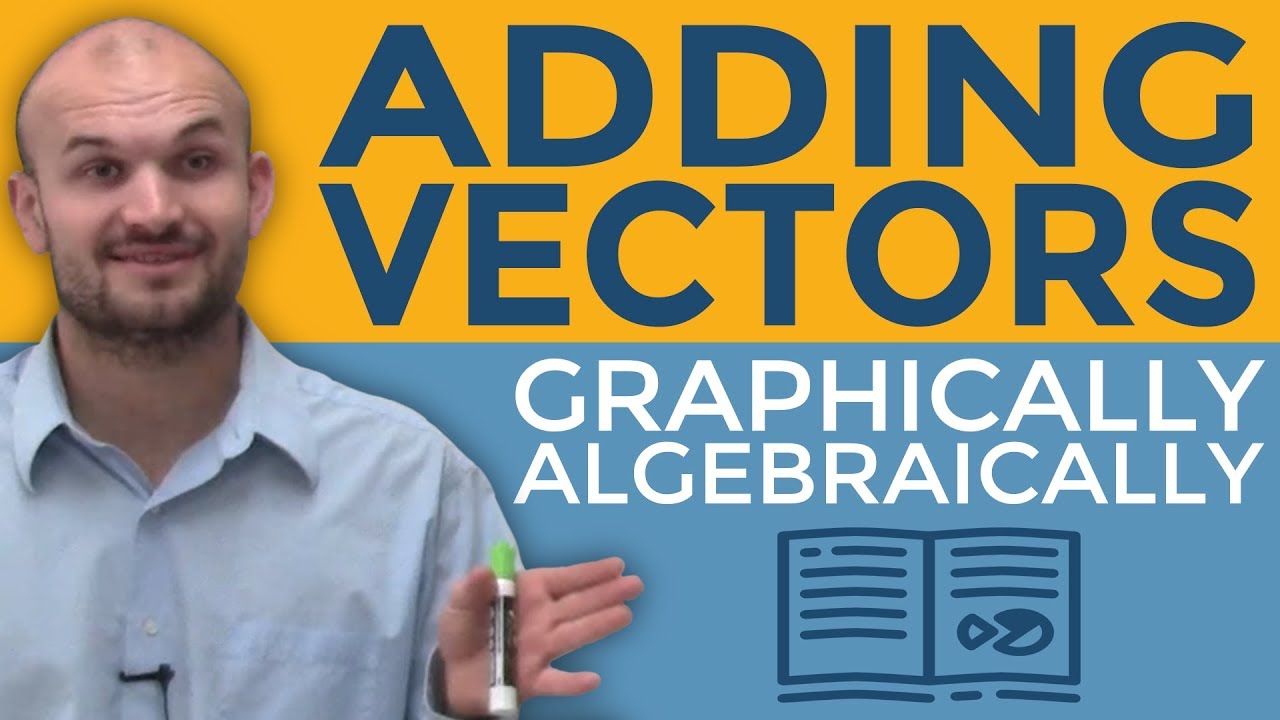 How do we represent adding vectors graphically and algebraically