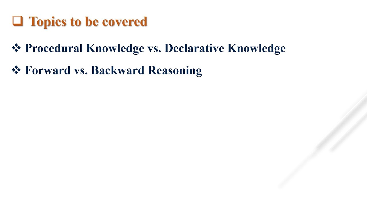AI Unit:5 Representing Knowledge Using Rules
