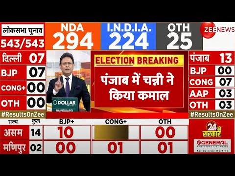 Punjab Lok Sabha Election 2024 Results Update: पंजाब में चन्नी ने किया कमाल | Breaking News | Channi