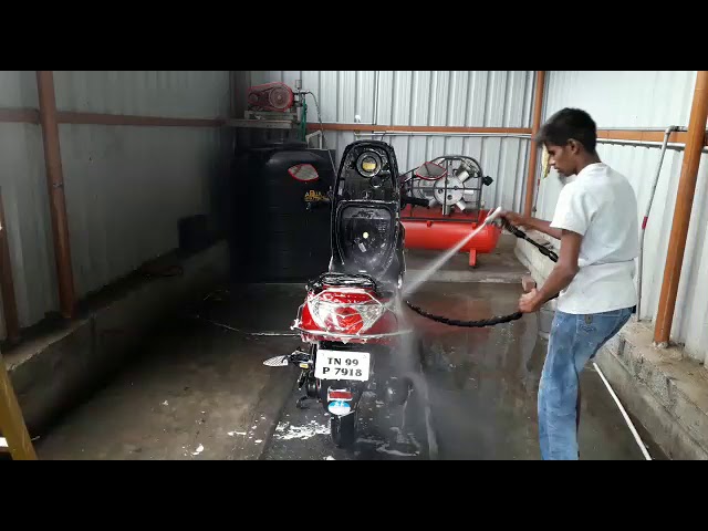 Bike Washing Lift - Maruti brand Two Wheeler Washing Lift Manufacturer ...