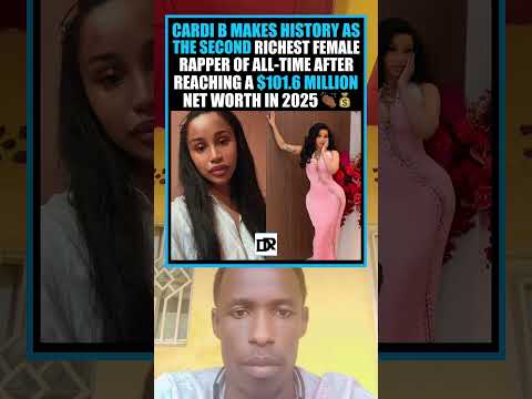 Cardi B Hits $101.6M – 2nd Richest Female Rapper EVER! 💰👑 #shorts #cardib #richest