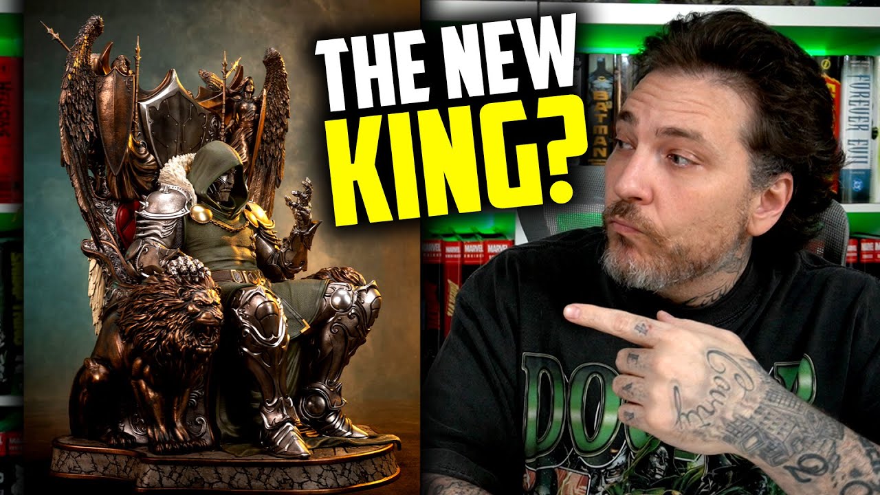 DOCTOR DOOM on Throne 1:3 Scale by PCS! Statue Reaction!