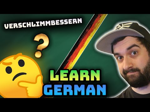 The Most Creative German Verb Ever? "verschlimmbessern" Meaning Explained! 🤯
