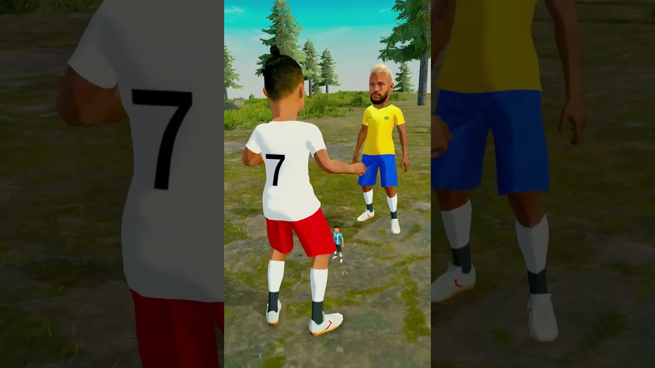 Ronaldo will catch Messi 😱 3D ANIMATION #shorts