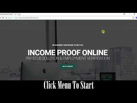 Income Proof Online Pay Stubs