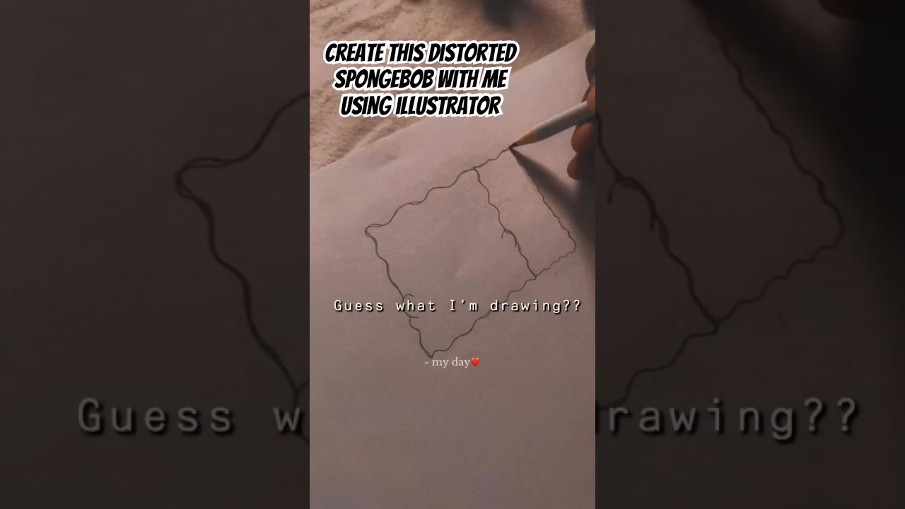 Never seen a distorted SpongeBob?, then you’re in the right place  let’s use  Adobe Illustrator!