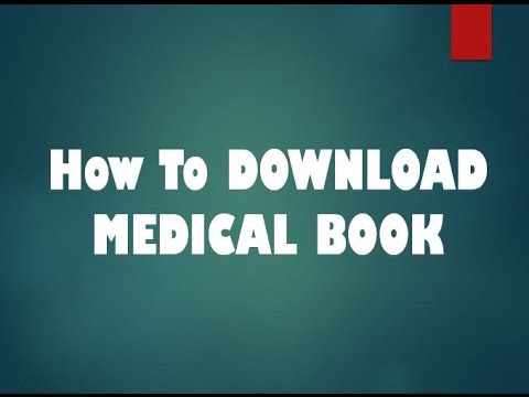 How To DOWNLOAD MEDICAL BOOKS | Medical Book Free | Free Medical Book