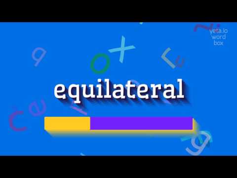 How to say "equilateral"! (High Quality Voices)