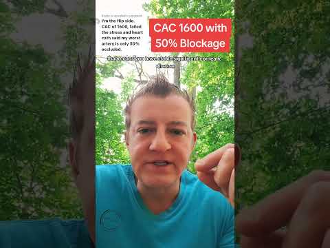 What to do about calcium score of 1600 with 50% blocked artery? #CAC #calciumscore #heartdisease