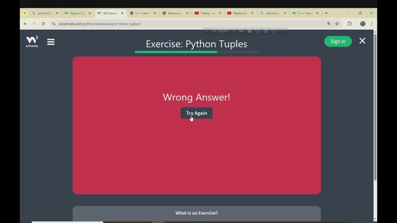 8. Python tuple 1st part