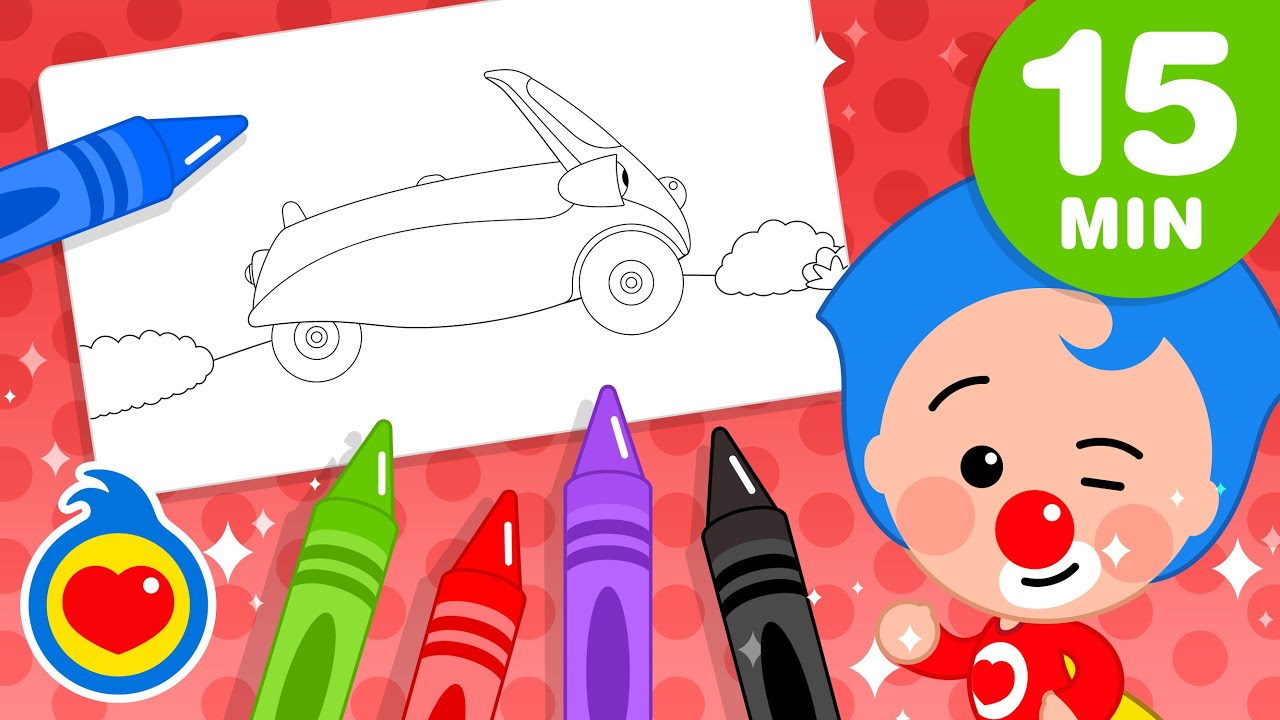 Vamos Colorir Tuni  🎨 🖌️ e + Desenhos Para Aprender as Cores! (15 Min) | Um Herói do Coração