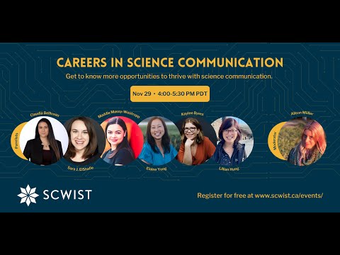 Careers in Science Communication [2022]