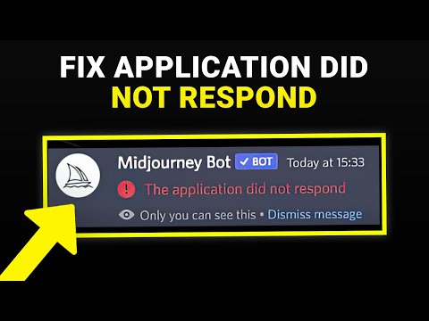How to Fix The Application Did Not Respond Midjourney (Tutorial)