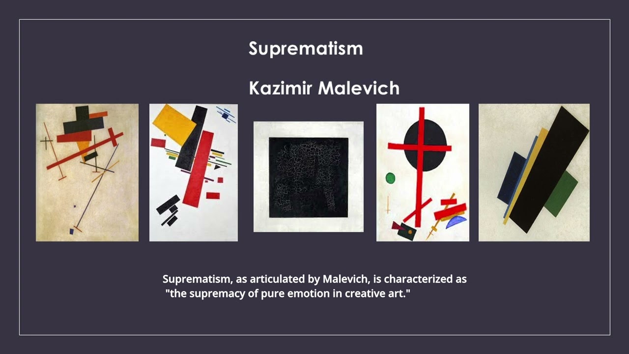 Suprematism - Kazimir Malevich, 20th century