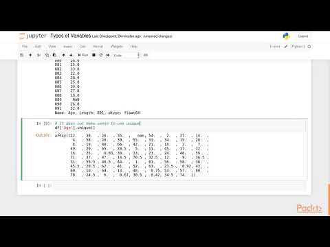 Learn Exploratory Data Analysis with Pandas and Python 3 x Types of Variables|packtpub com ...