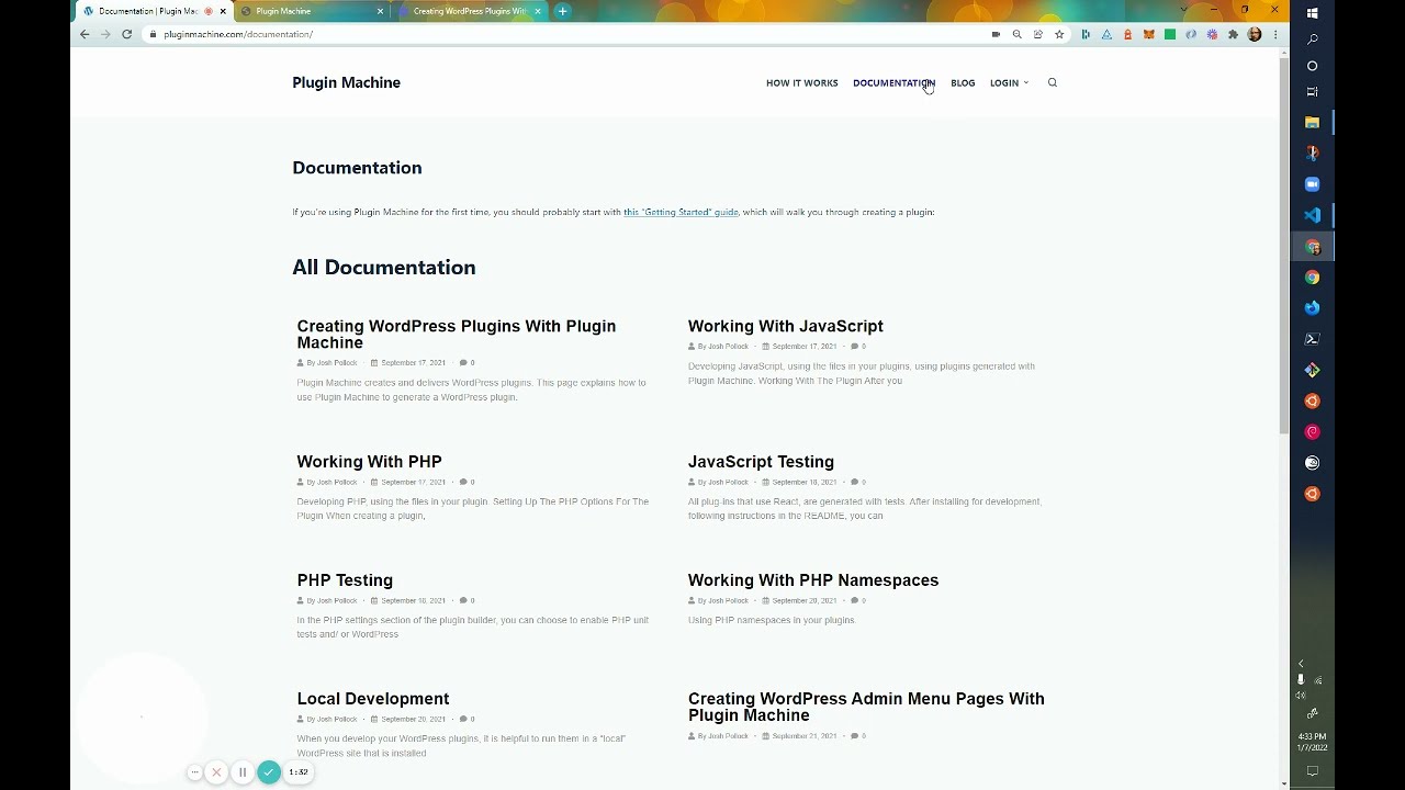 Creating WordPress Plugins With PHP Tests Using Plugin Machine