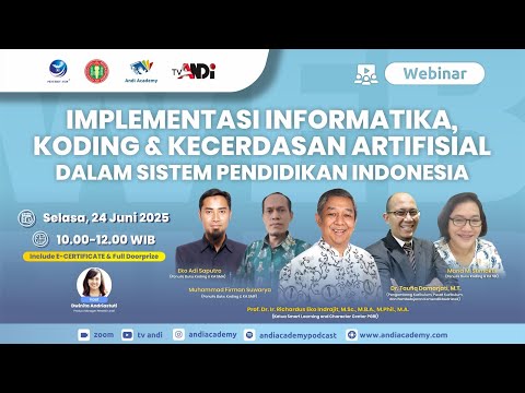 Implementasi Informatika, Koding & Kecerdasan Artifisial dalam Sistem Pendidikan Indonesia