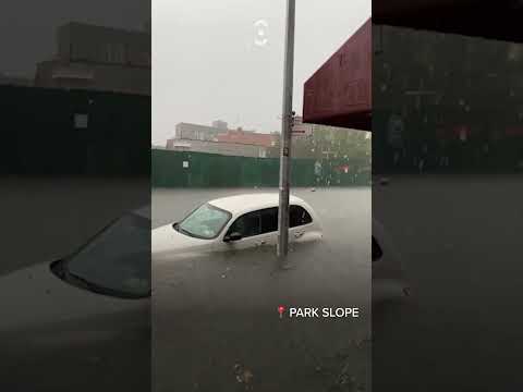 Heavy rain brings flash flooding to New York