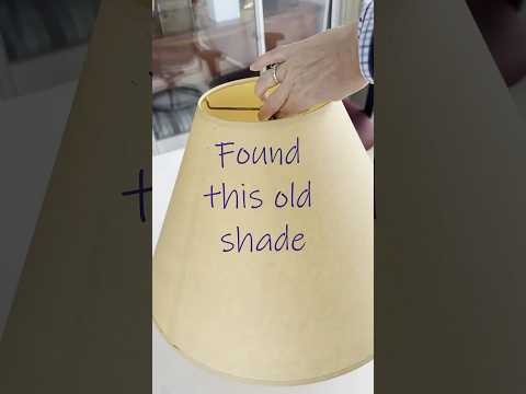Easy Lampshade Makeover #diy
