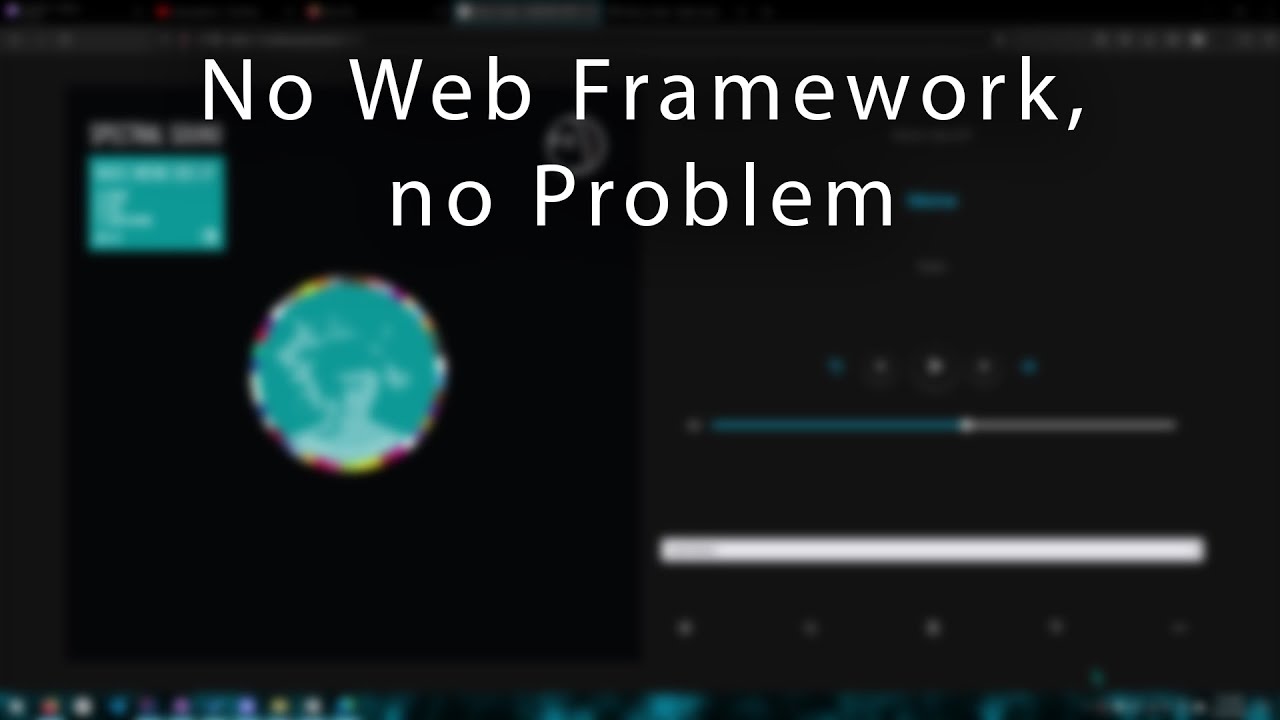 The Power of no Web Framework!