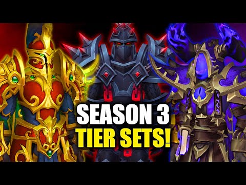 All NEW Season 3 TIER SETS For PVE & PVP! WoW The War Within Patch 11.2 | Ghosts of K'aresh