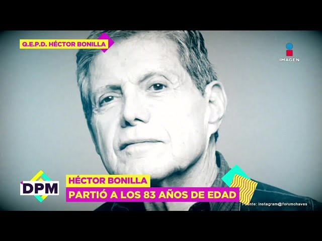 Biografía de Héctor Bonilla, el actor famoso por 'Rojo Amanecer'