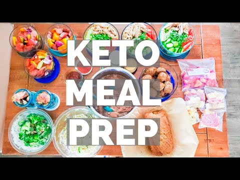 A Whole Week of Keto Meals in 2 hours | MEAL PREP W/ME