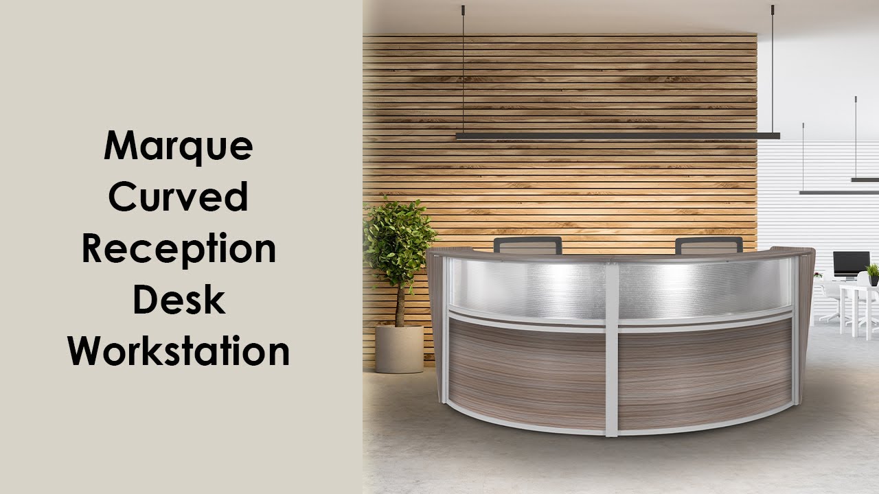 Regency - Marque Curved Reception Desk Workstation