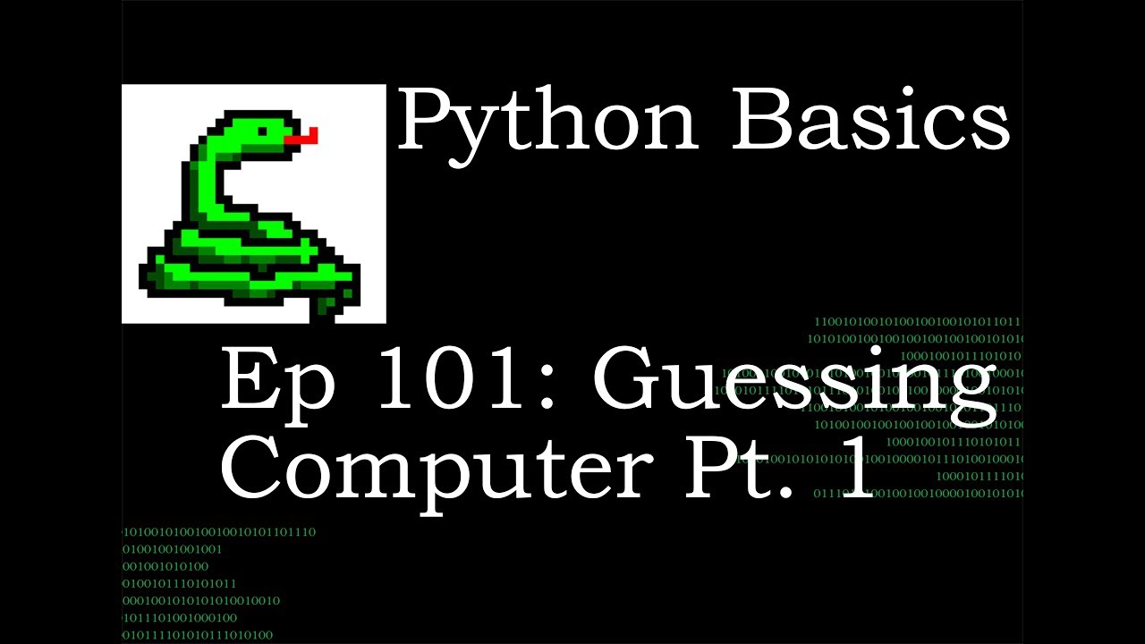 Python Basics Computer Guessing Game pt 1
