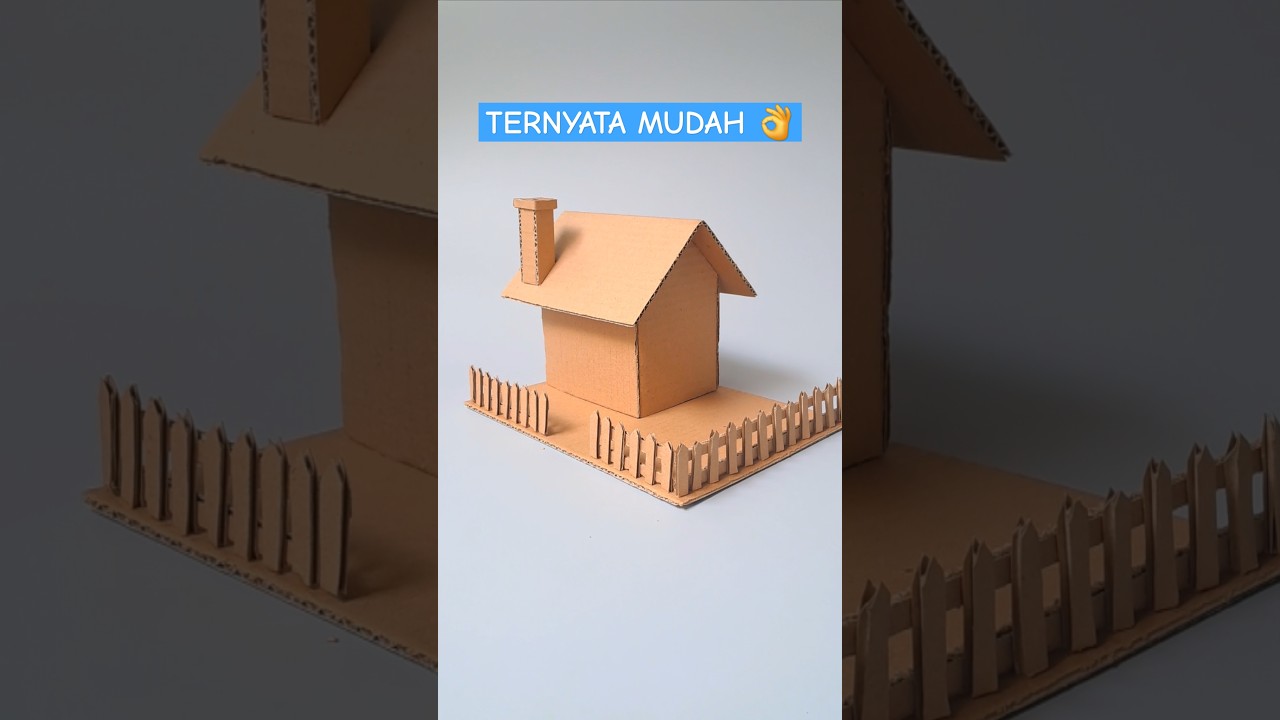 WOW ! Rumah dari kardus ini ternyata mudah dibuat