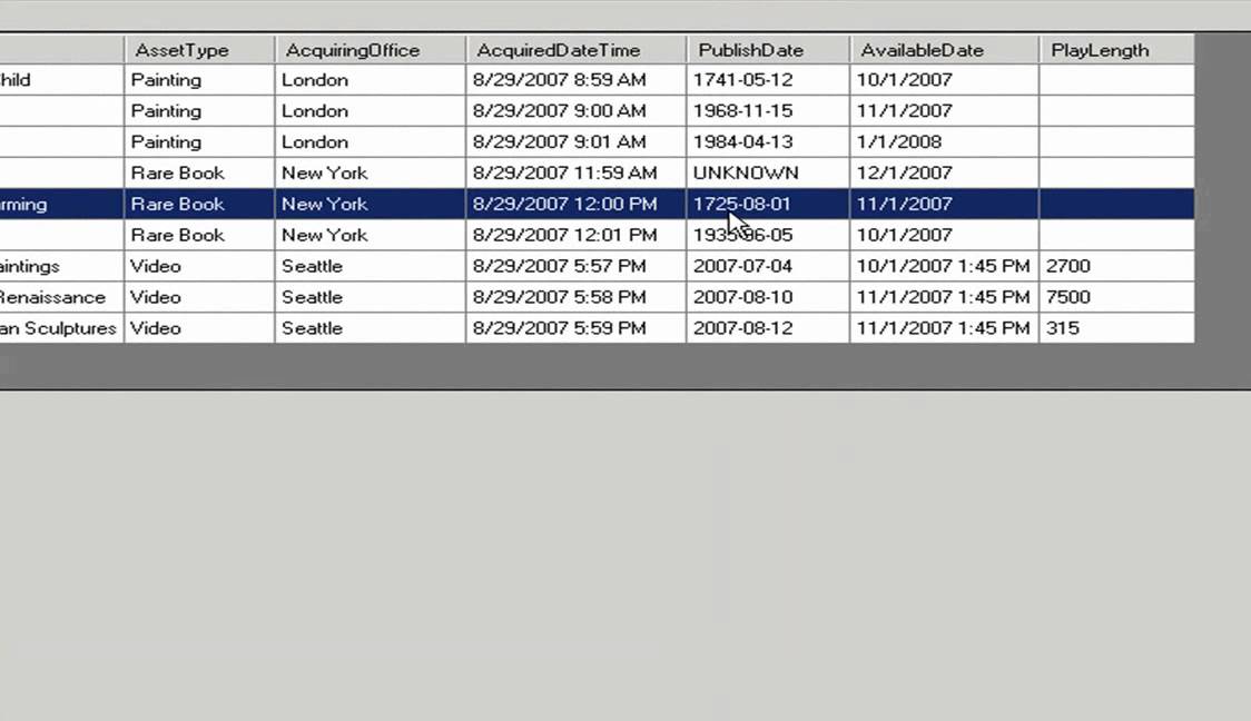 Microsoft Courses SQL Training Video: SQL 2008 Date Time Function
